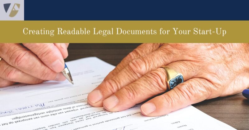 Why/How to Create Readable Legal Documents for Start-Up